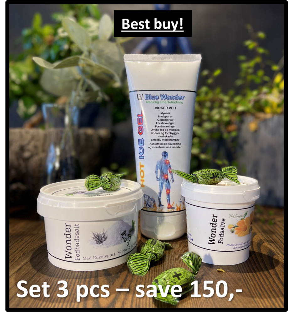 Blue Wonder footbath set - White Wonder - Sjælland